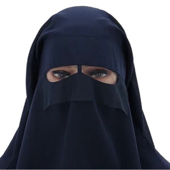 Modestyline | Hijabs | 3 Layered Niqab Saudi Niqab With Nose String ...